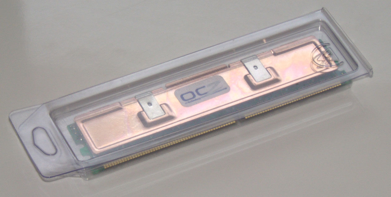 Techware Labs - Reviews - OCZ Tech 256MB PC3200 DDR 400 Ram