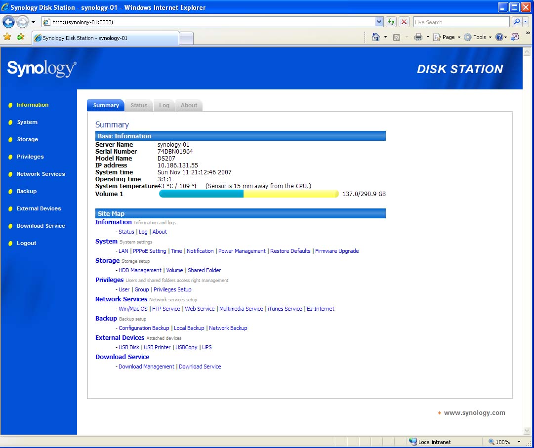 Techware Labs - Reviews - Synology DS207 Disk Station NAS Server