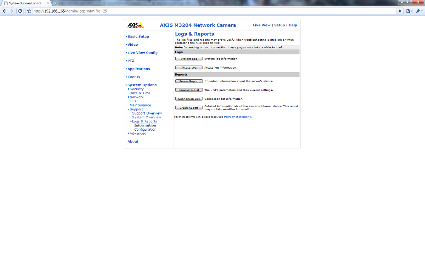 AXIS M3204 IP Camera - Page 5 of 6 - TechwareLabs